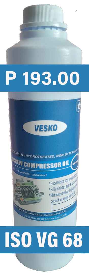 Compressor Oil (Screw/Rotary/Reciprocating) - ISO VG 32, 46, 68, & 100 ...
