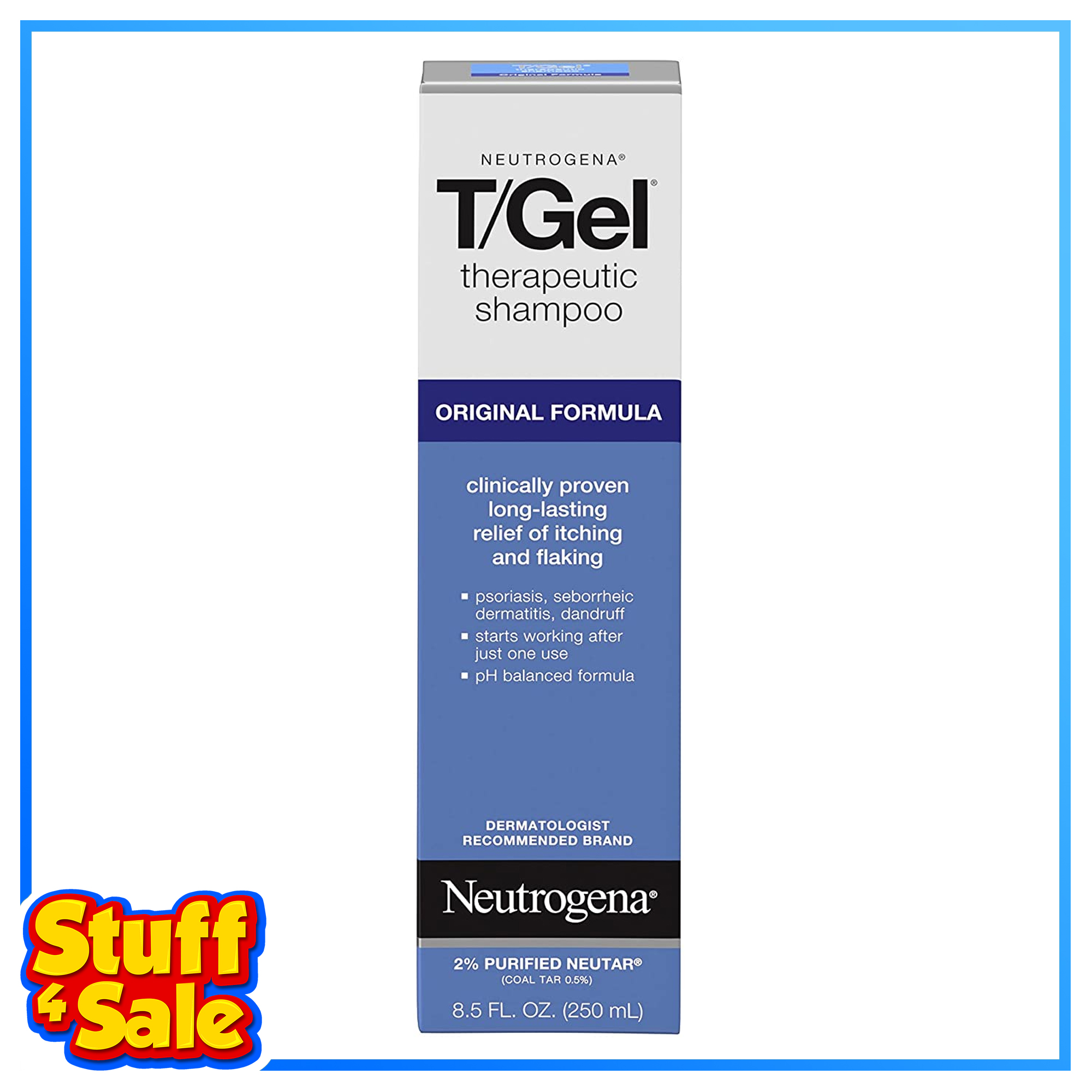 Neutrogena T/Gel Therapeutic Shampoo Original Formula 2% Neutar 8.5 oz ...