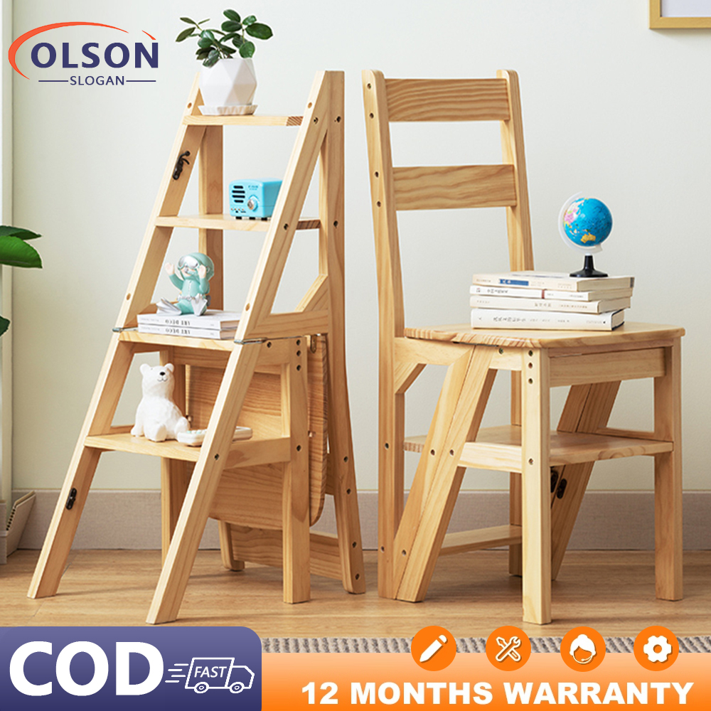 2in1 Ladder And Chair Ladder Chair Ladder Chair Folding Dual-use Step ...