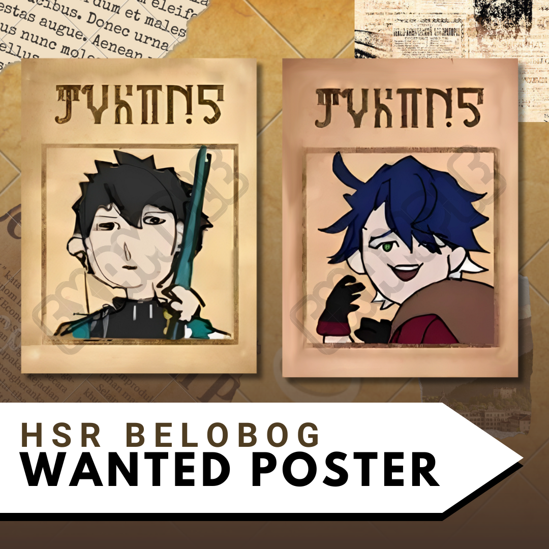 [NEW!!] Honkai Star Rail Wanted Poster Goofy Danheng Sampo Trailblazer ...