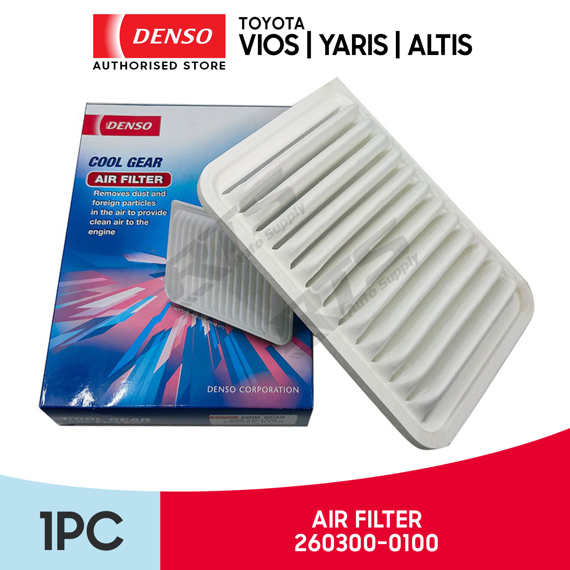Denso Engine Air Filter Toyota Vios / Yaris / Corolla Altis ( 260300 ...