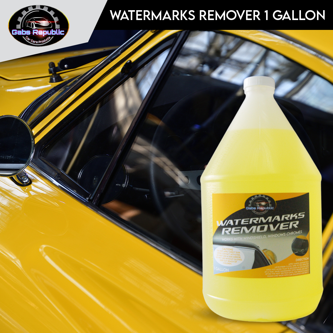 Gabs watermarks remover 1 gallon acid rain remover watermarks remover ...
