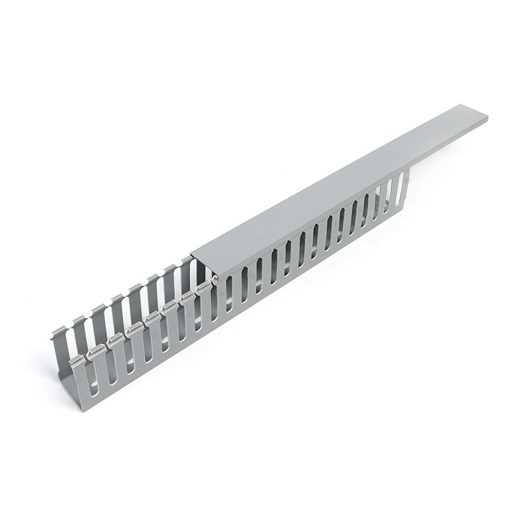 PVC Cable Tray/Duct Slotted 2.0 Meter Length 30 x 30mm/50 x 50mm/80 x ...