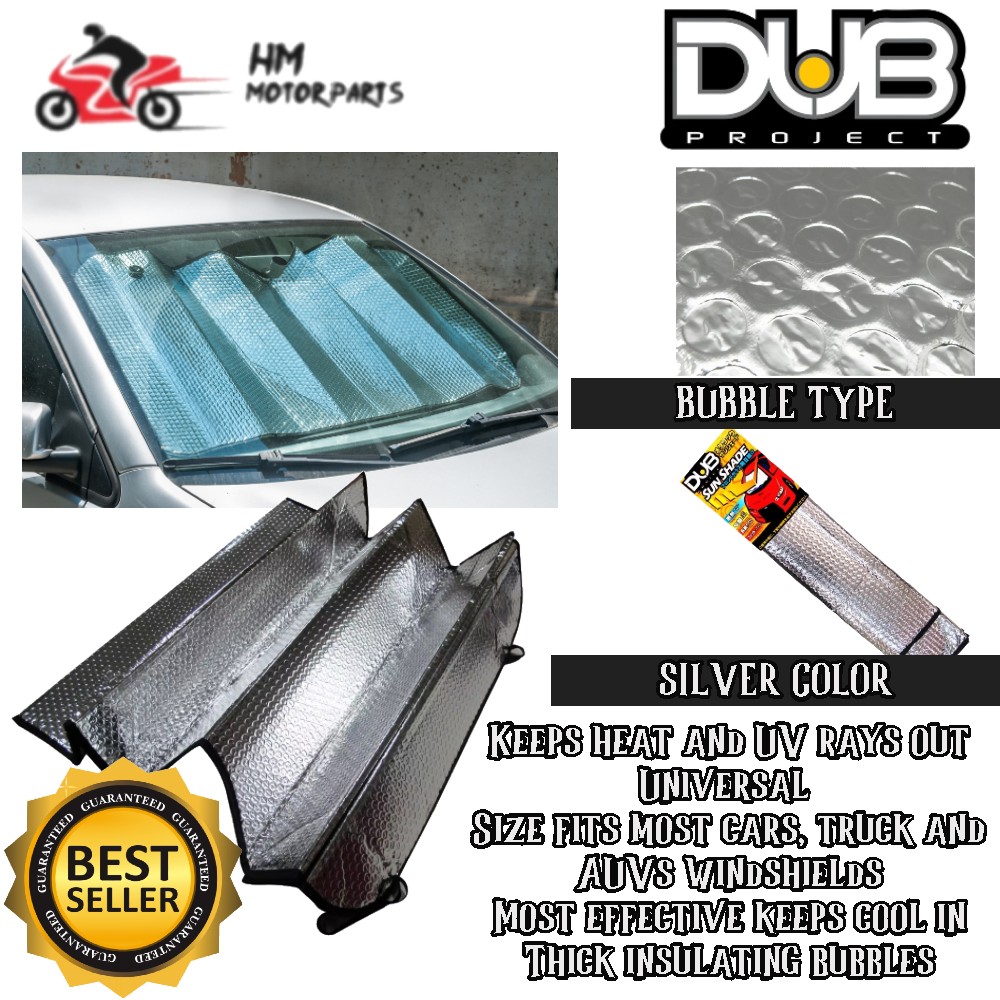 HOM Dub UV Windshield Sun Shade for: TOYOTA INNOVA | (SILVER) | Lazada PH