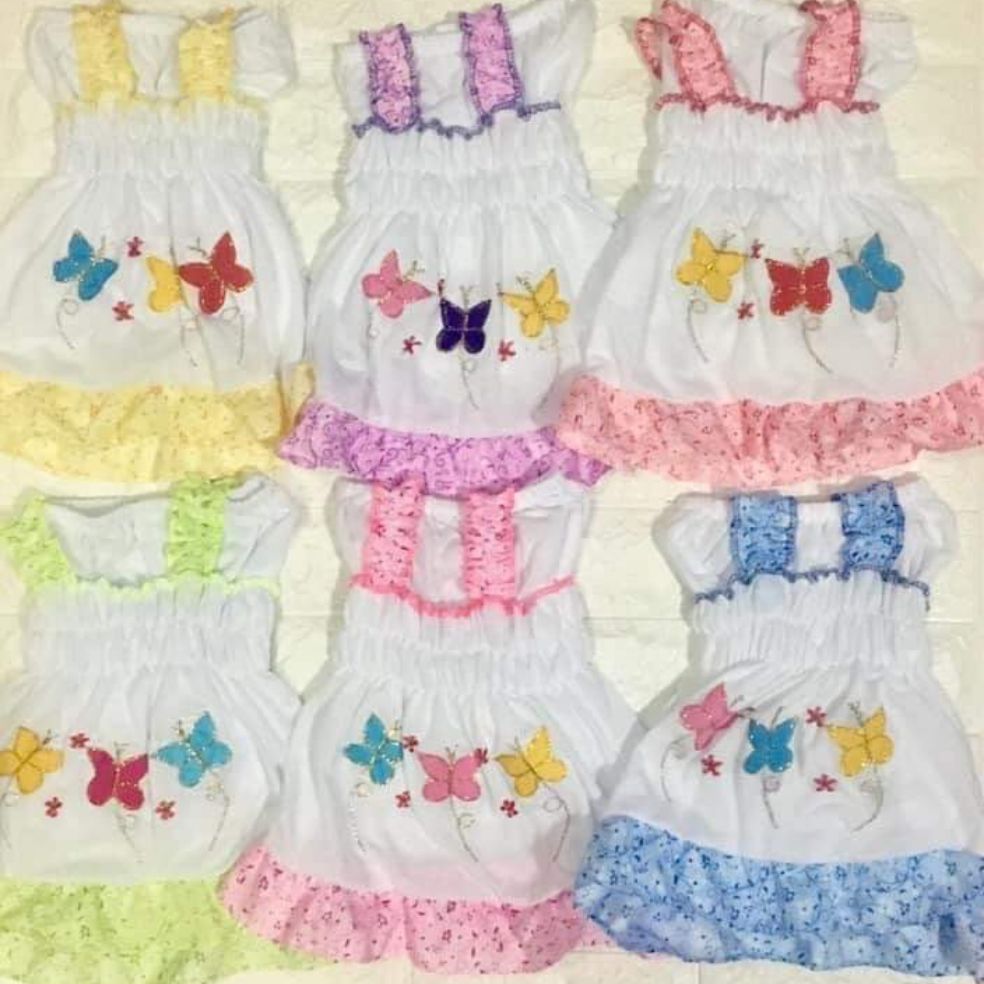 butterfly terno pambata 3pairs 0-12months | Lazada PH