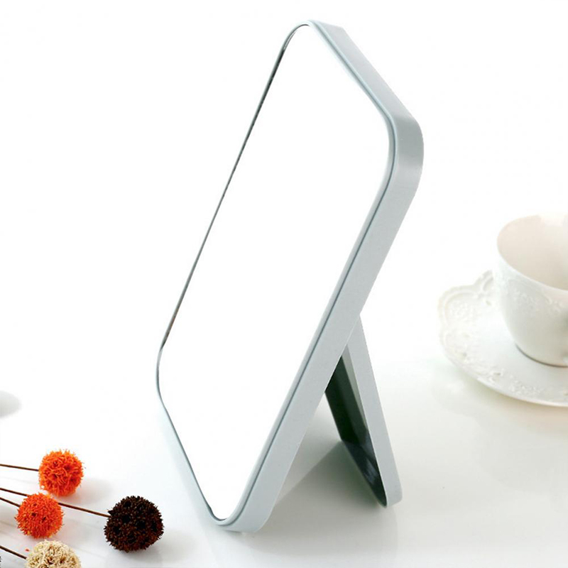 Desktop Collapsible Cosmetic Mirror Simple Portable Square Mirror ...