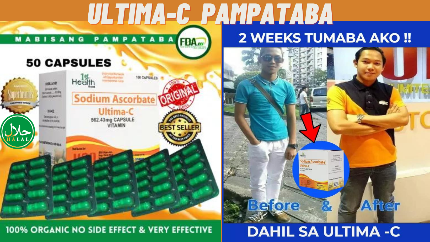 ULTIMA C VITAMIN C PAMPATABA 50 CAPSULES | Lazada PH