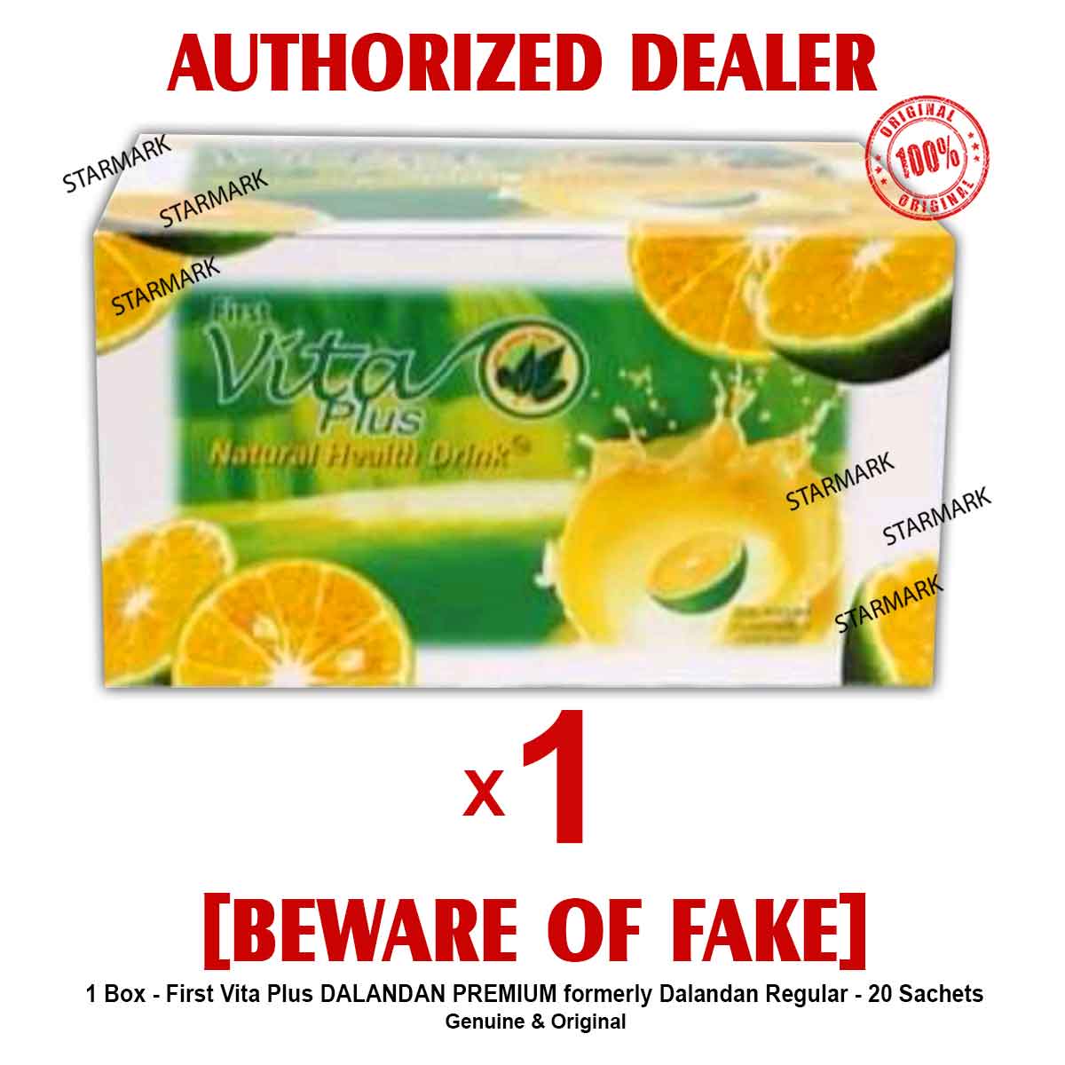First Vita Plus DALANDAN PREMIUM Dalandan Regular 20's Vitaplus ...
