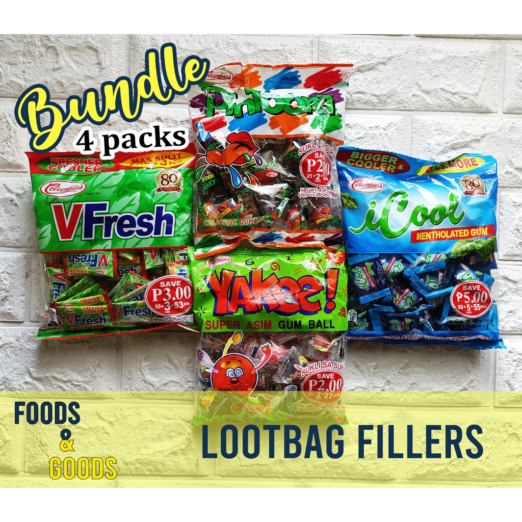 ☬Bundle Columbia's Bubble Gum Lootbag Fillers of 4 | Lazada PH