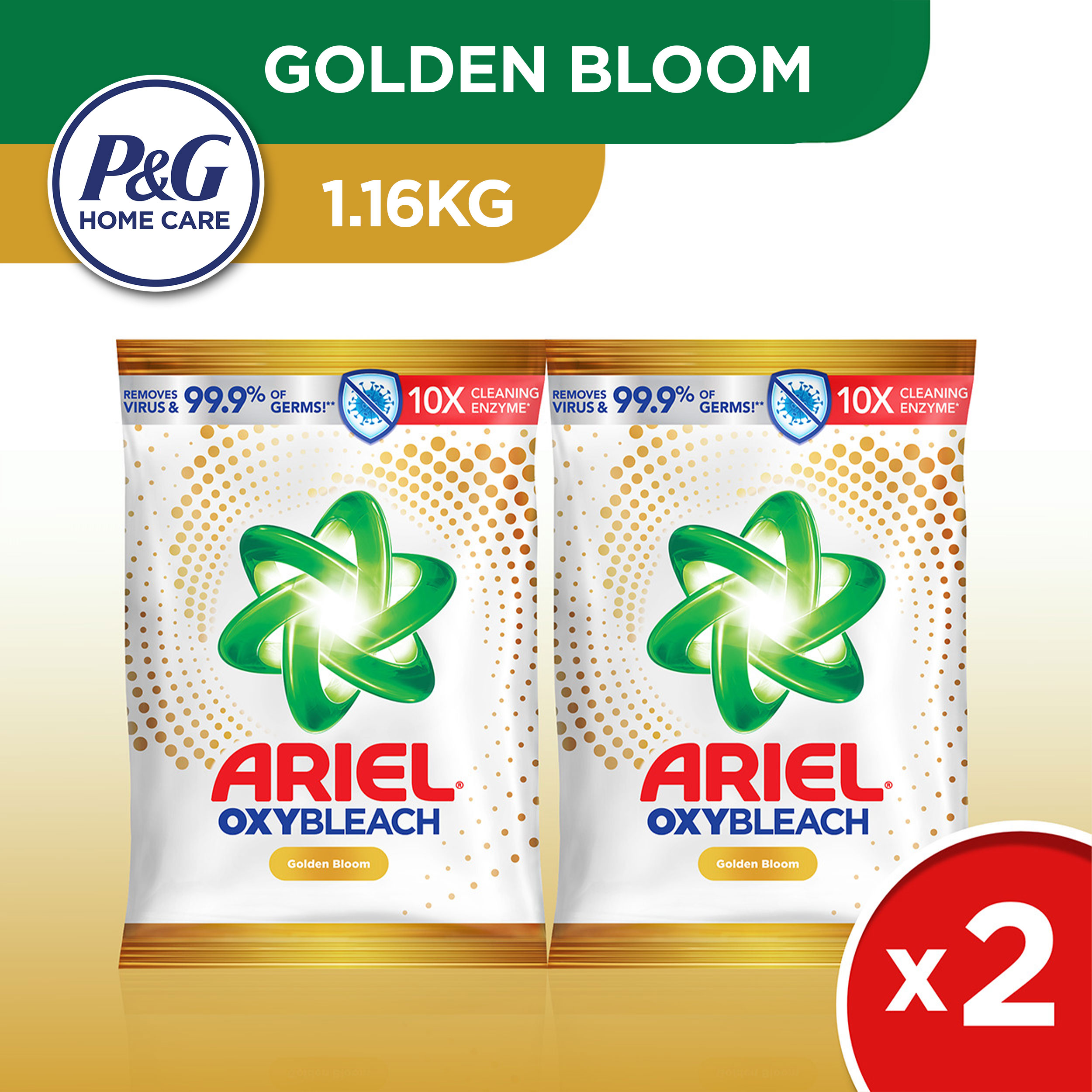 [Bundle of 2] Ariel Powder Detergent Sunrise Fresh Floral Passion ...