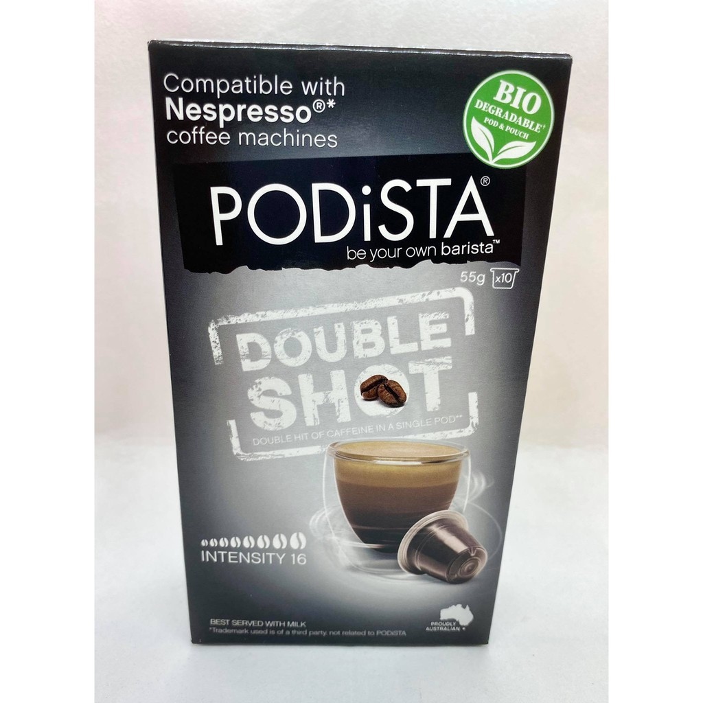 Nespresso Podista Double Shot Intensity 16 Coffee Pods Capsules | Lazada PH