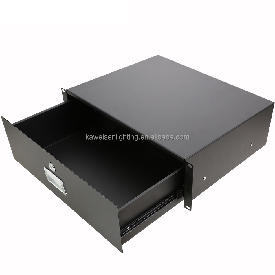 SPCC quality amplifier rack metal sliding rack drawer 3U data center ...