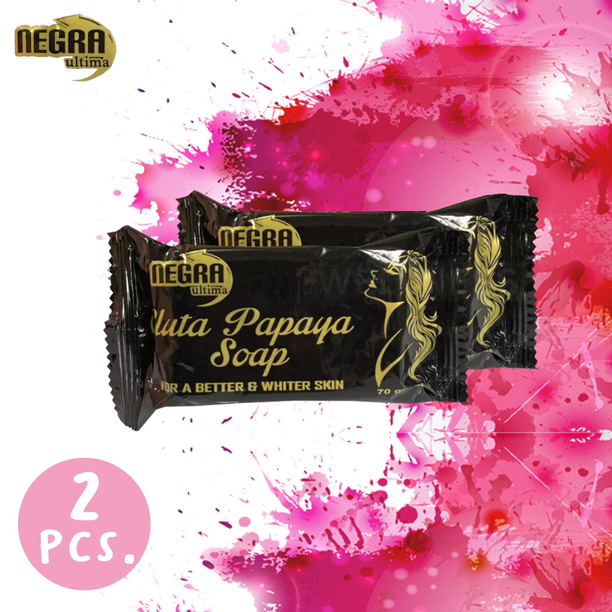 Negra Ultima Gluta Papaya Soap- 2 pcs | Lazada PH