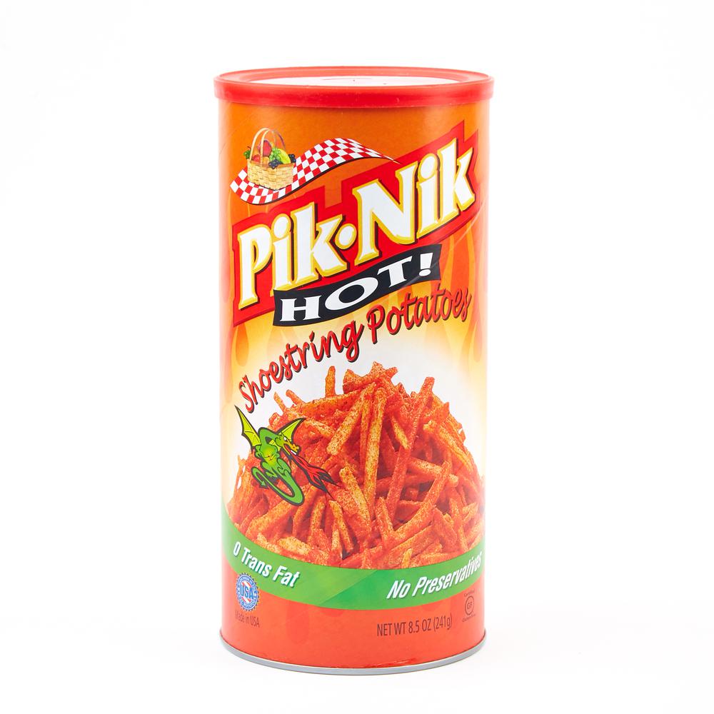 Pik-Nik Hot Shoestring 8.5 oz / 241 g Piknik Shoestring Potatoes, Pik ...