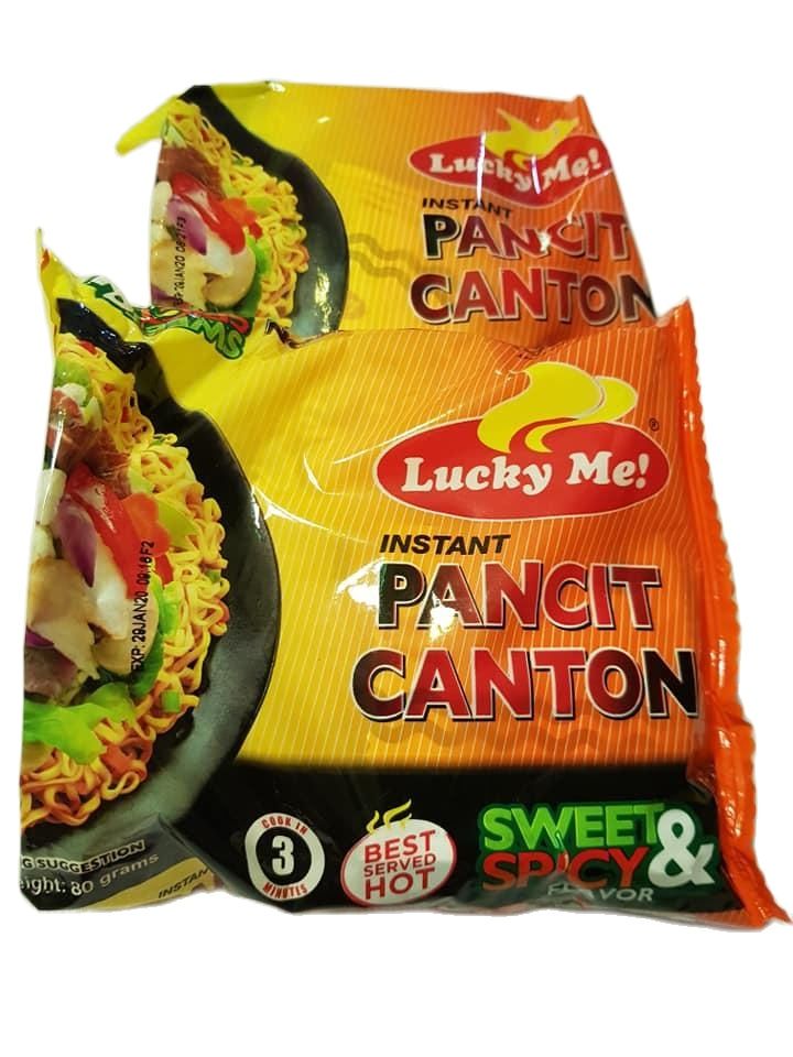 Lucky Me Instant Pancit Canton, Sweet and Spicy Flavor (20 pcs x 80 ...