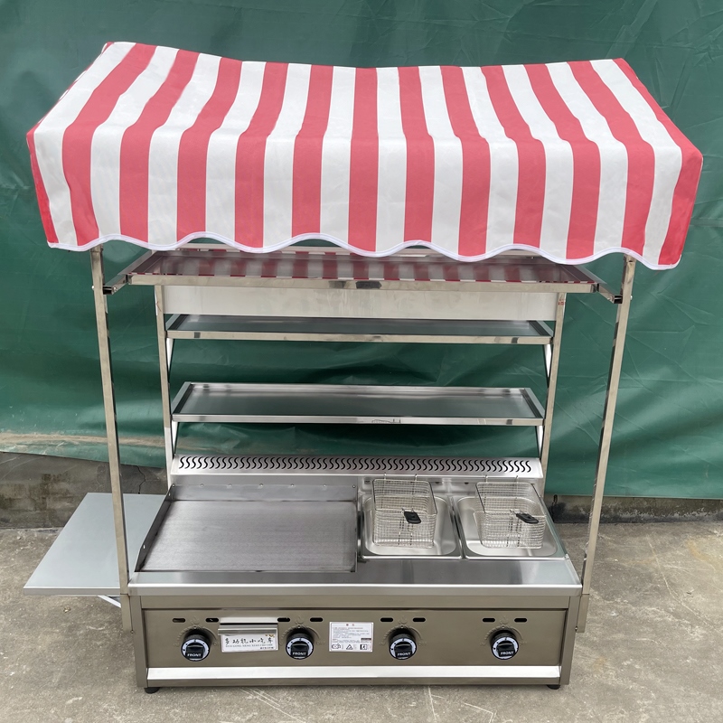 Spot℡ Multifunctional dining car fried string snack car commercial ...