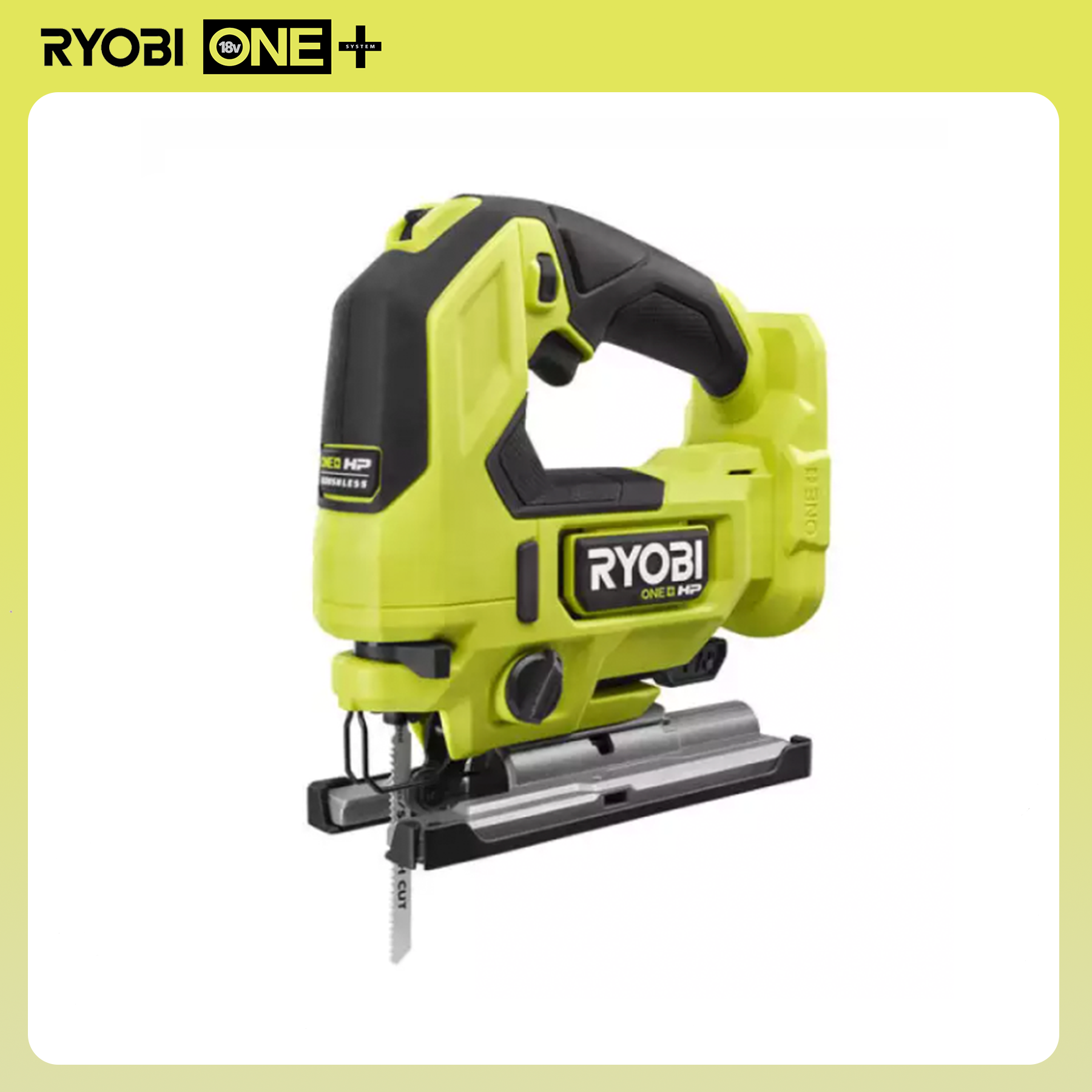 Ryobi ONE+ HP 18V Brushless Jig Saw (Tool Only) (Model PBLJS01B) Jigsaw ...