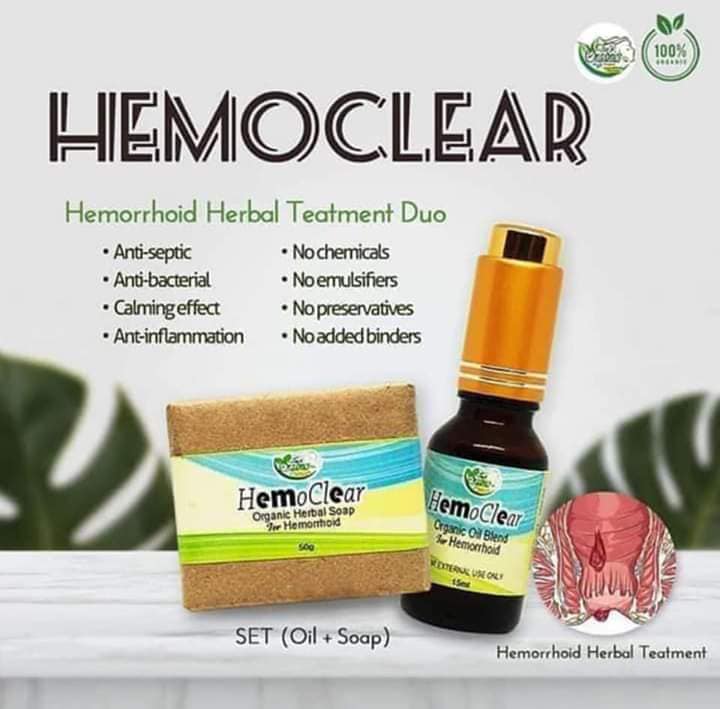 Hemo Clear Duo (Organic Soap and Oil for Almoranas) | Lazada PH
