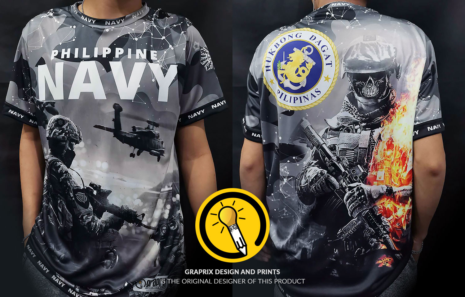 Philippine Navy Troops in Action Tshirt Full Sublimation - CUSTOMIZE ...