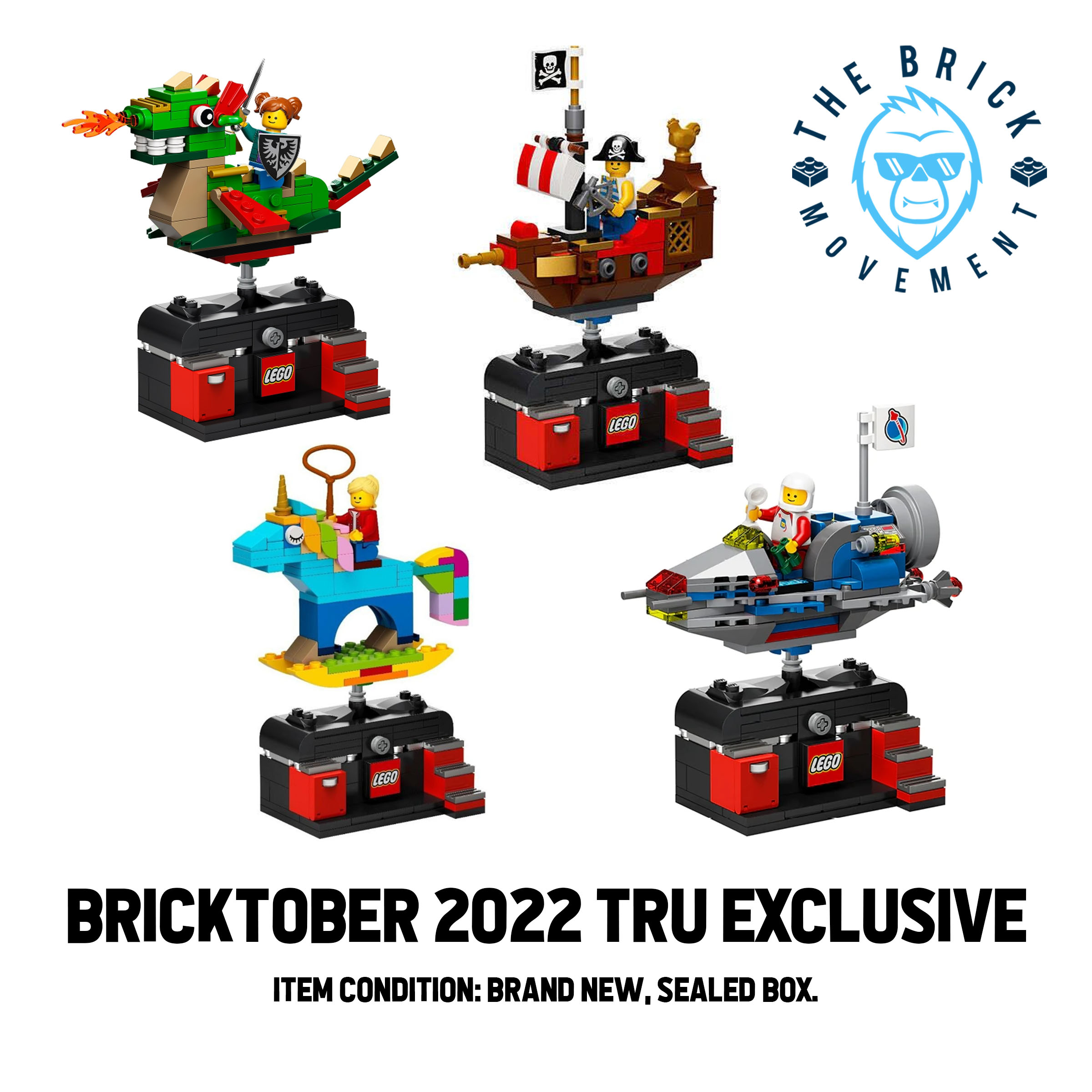 LEGO® BRICKTOBER 2022 Toys "R" Us Exclusive (Set of 4) | Lazada PH