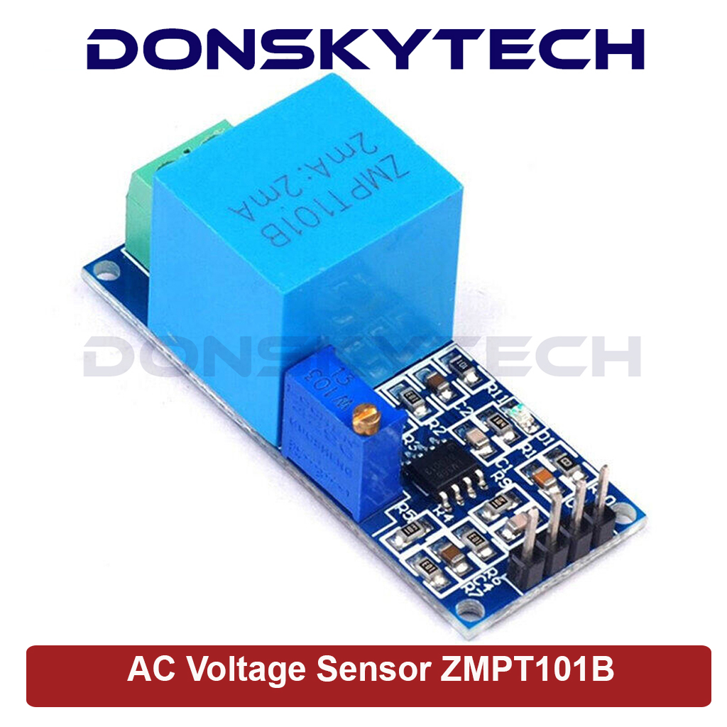 AC Voltage Sensor Module ZMPT101B 2MA Active Single Phase Voltage ...