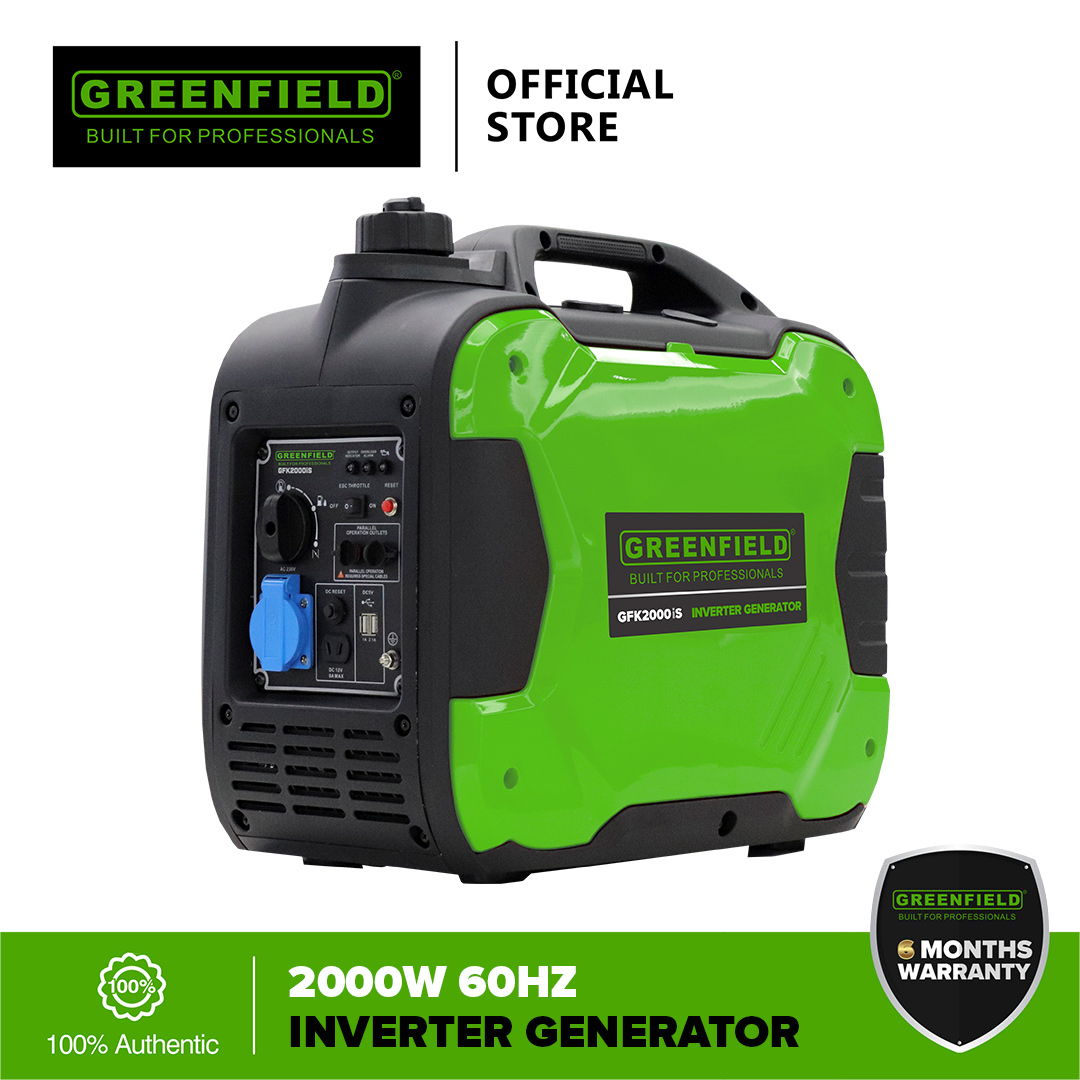 Greenfield Inverter Generator Gasoline 2000W 60Hz SMART RPM | Lazada PH