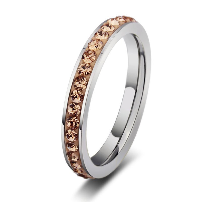 vivimall Fashion Colored Rings Detox slimming Stainless Steel Couple ...