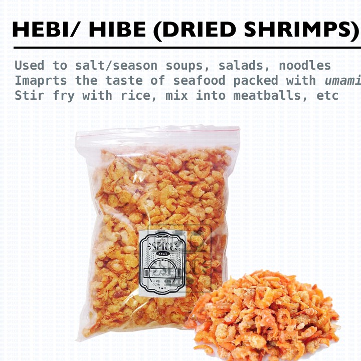 Hibi / Hebi / Hibe or Dried Shrimps (100grams) | Lazada PH