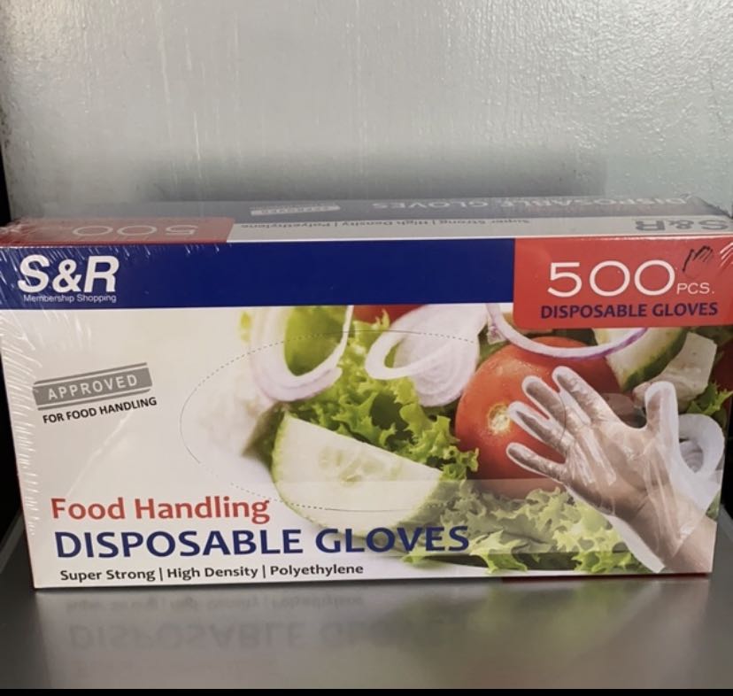 S&R Disposable Food Handling Gloves 500 pcs | Lazada PH