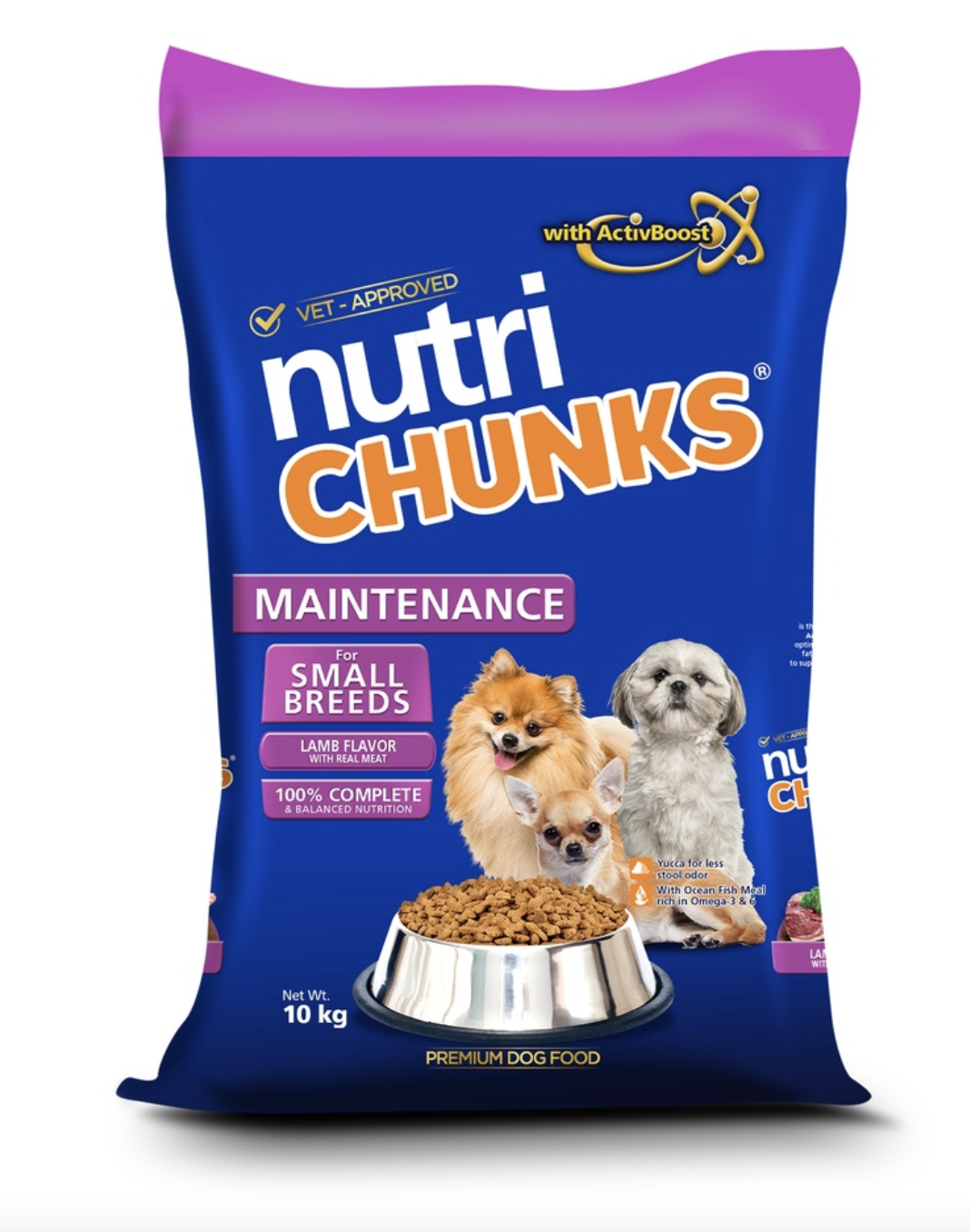 Nutri Chunks Maintenance for Small Breeds Lamb Dog Food 10kg | Lazada PH