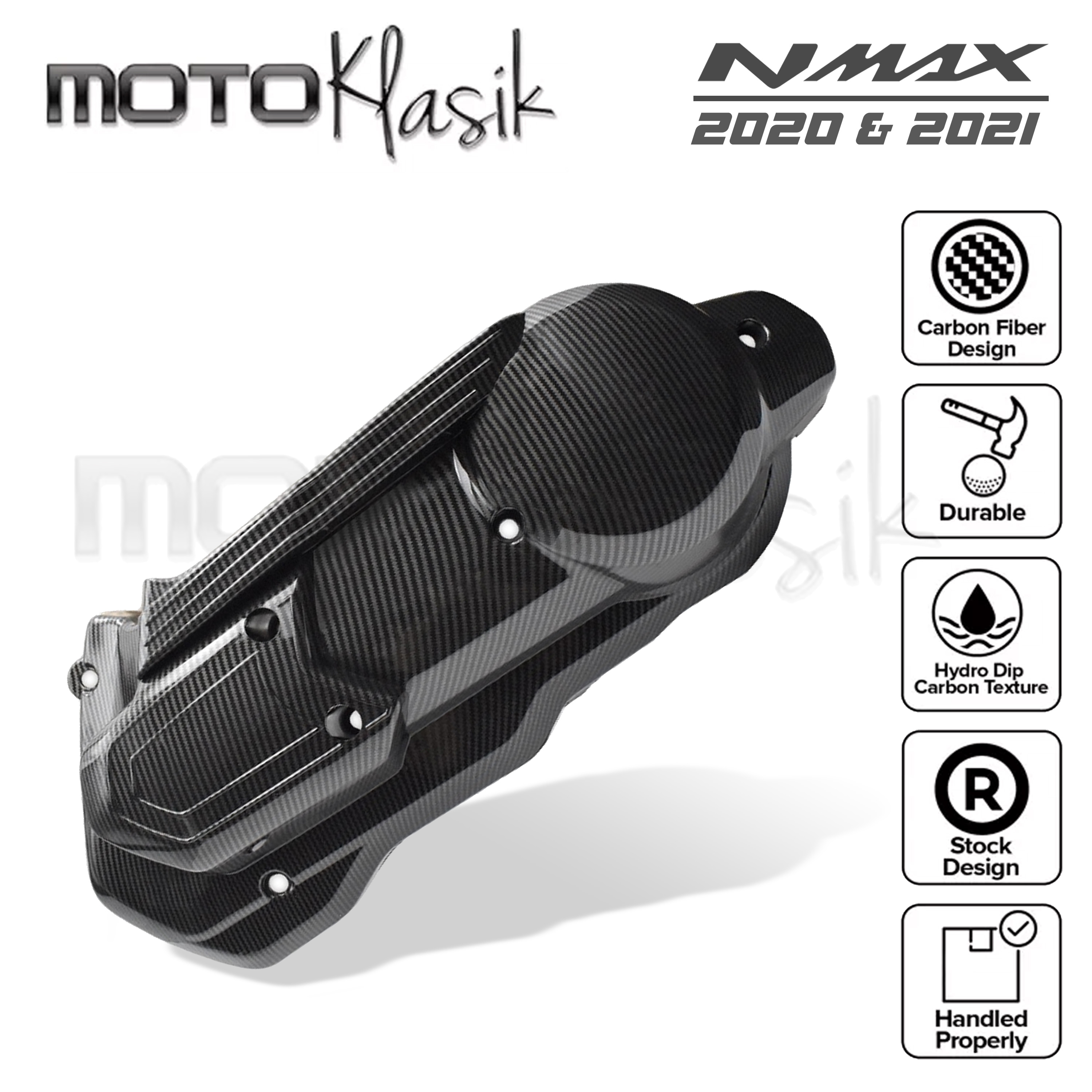 MOKOTO NMAX2020 / NMAX2021 / AEROX V2 CRANK CASE COVER CARBON FOR NMAX ...