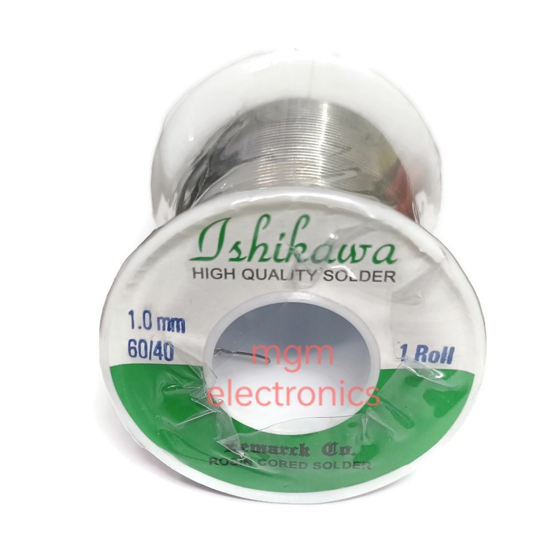 1ROLL ISHIKAWA Soldering Lead 60/40 Rosin Cored Solder 0.8mm/1.0mm ...