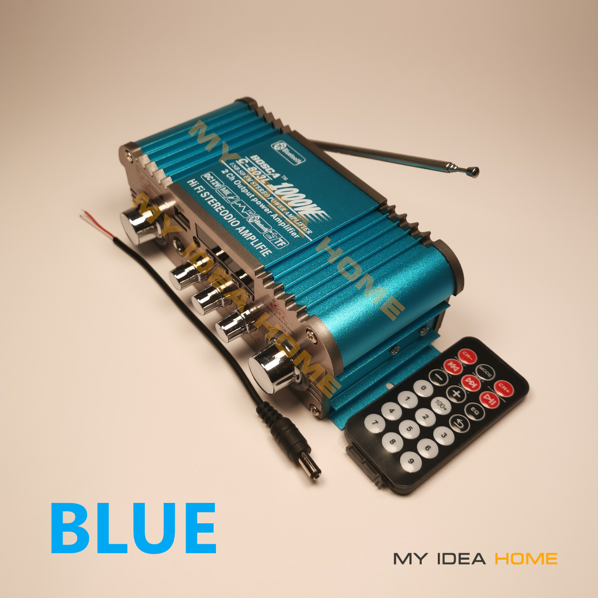 BOSCA Bluetooth 2 Channel Output Power Amplifier USBSD/FM Stereo ...