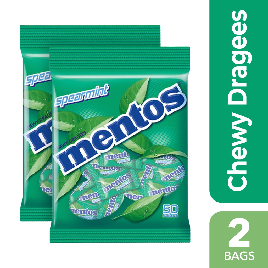 Mentos Spearmint 50s - 2 bags | Lazada PH