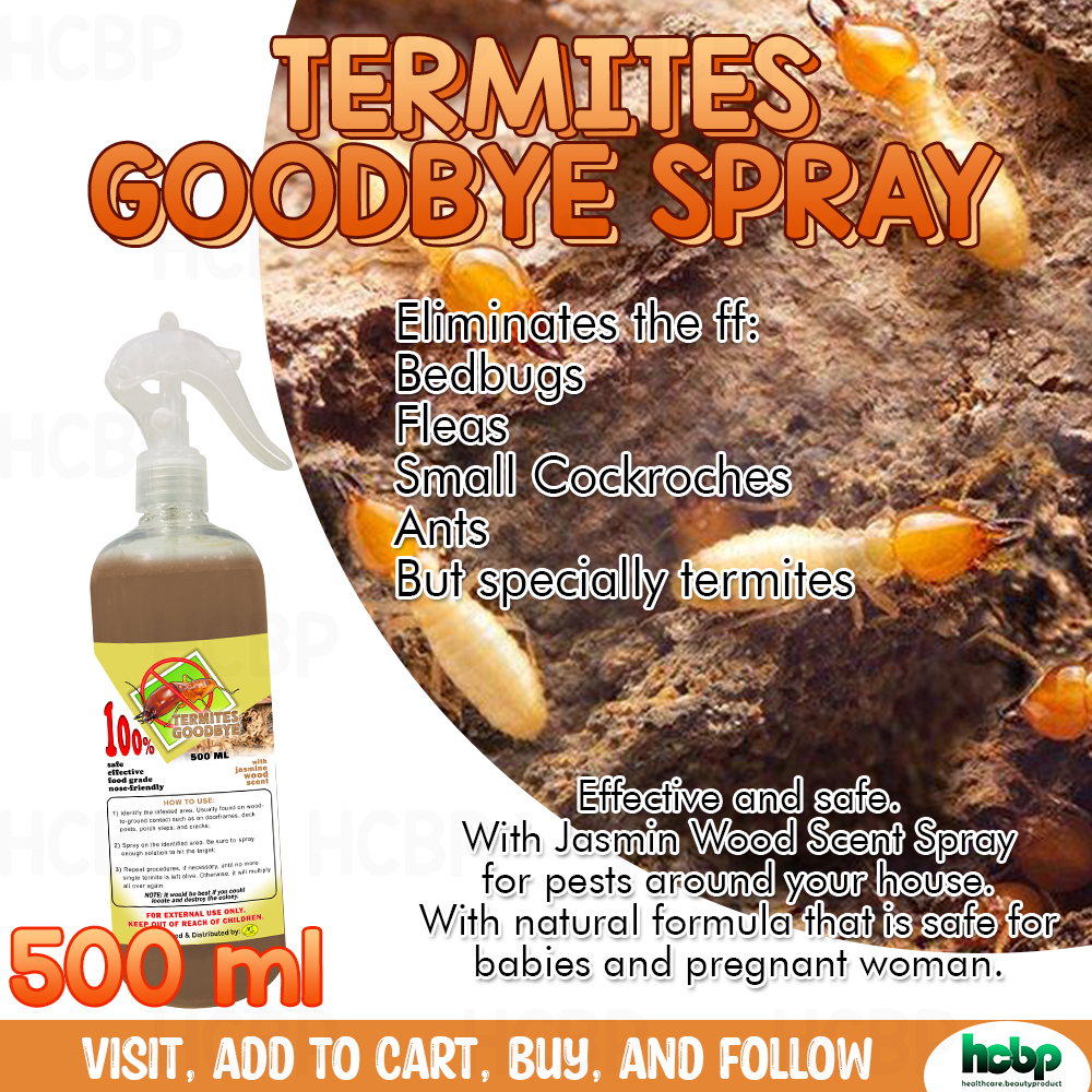 Termites Goodbye Spray 500ml Natural Termites Killer ( Pamatay Anay ...