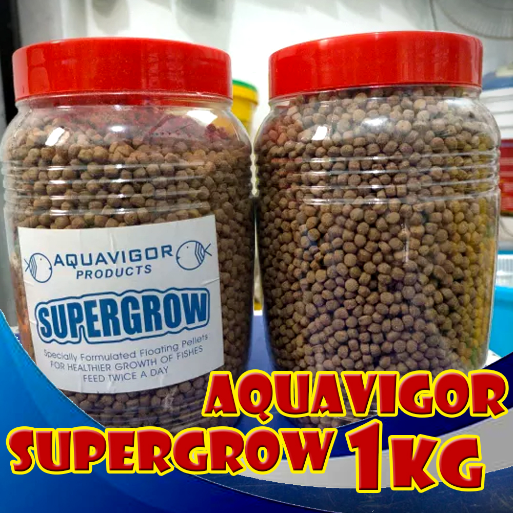 Aqua vigor Super Grow Fish Food Floating Pellets-1Kg | Lazada PH