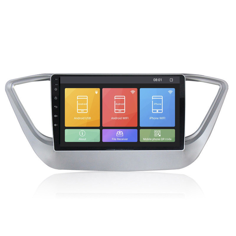 For Hyundai Accent 2018 2019 2020 Silver Color 9Inch Astral Car Head ...