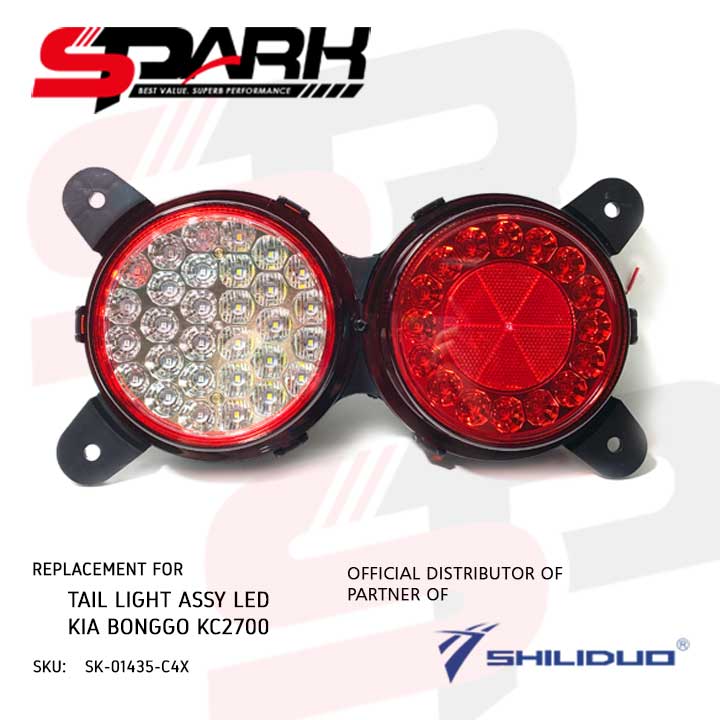 (2 PCS) LED Tail Lamp Taillight Tail Light Stop Light KIA Bongo K2500 KC2500 K2700 KC2700 2004 ...