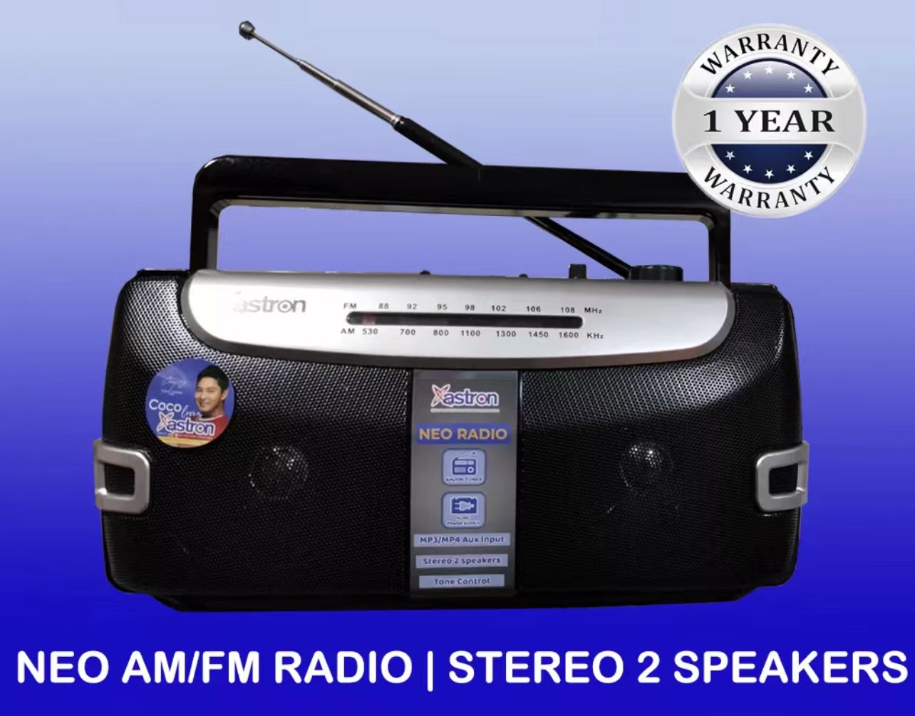 Astron NEO RADIO Stereo FM,AM,MP3/MP4 Line In | Lazada PH