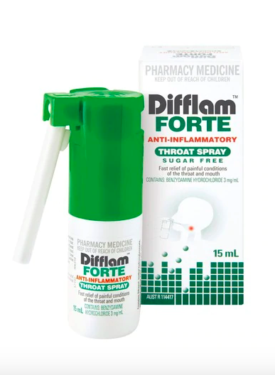 Difflam Forte Throat Spray 3mg/mL 15mL | Lazada PH