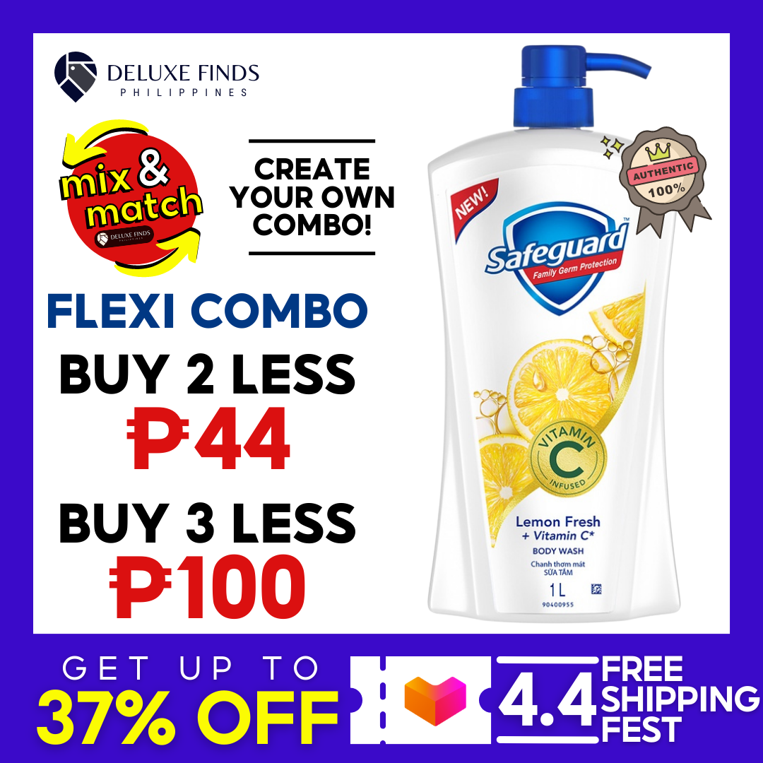 Safeguard Lemon Fresh Body Wash with Vitamin C (1L) | Lazada PH
