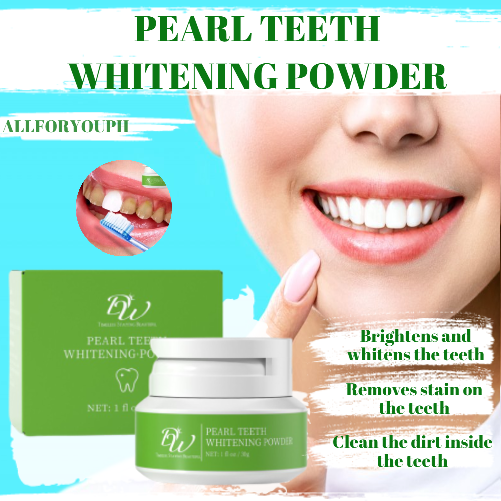 [AsenShop] DW Pearl Teeth Whitening Activated Powder Remove Tartar ...