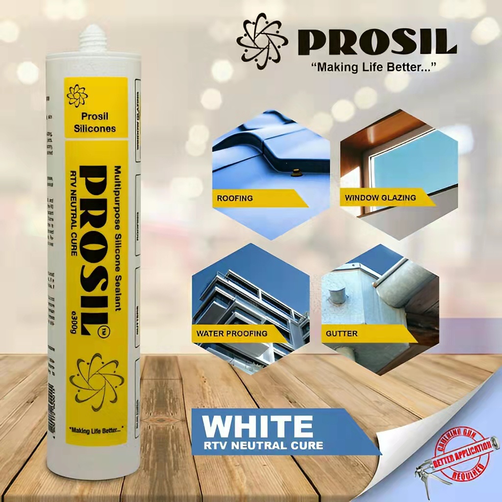 PROSIL Silicone Sealant Prosil Multi-Purpose Silicone Sealant Neutral ...