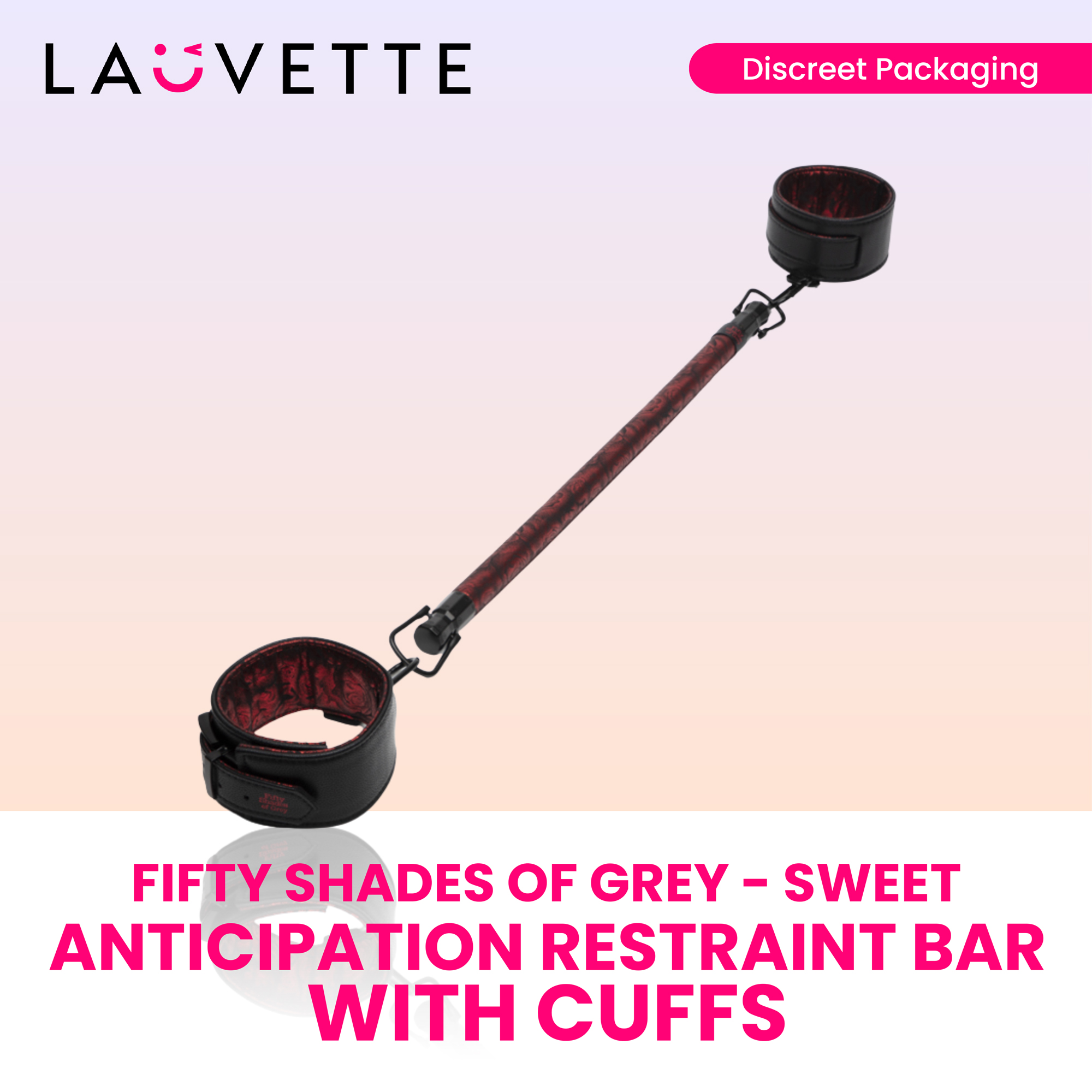Fifty Shades of Grey - Sweet Anticipation Restraint Bar with Cuffs ...