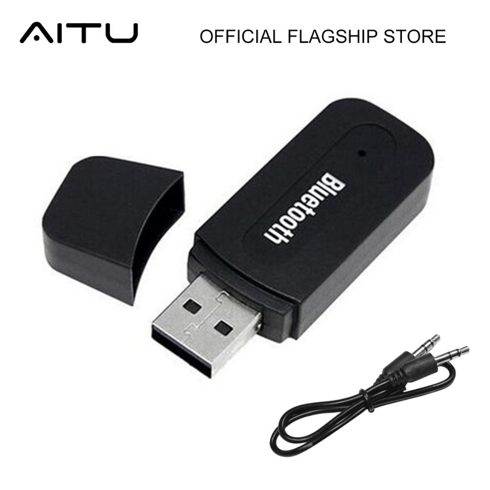 AITU BT01USB Bluetooth Adapter AUX Wireless Portable Mini Music Audio ...