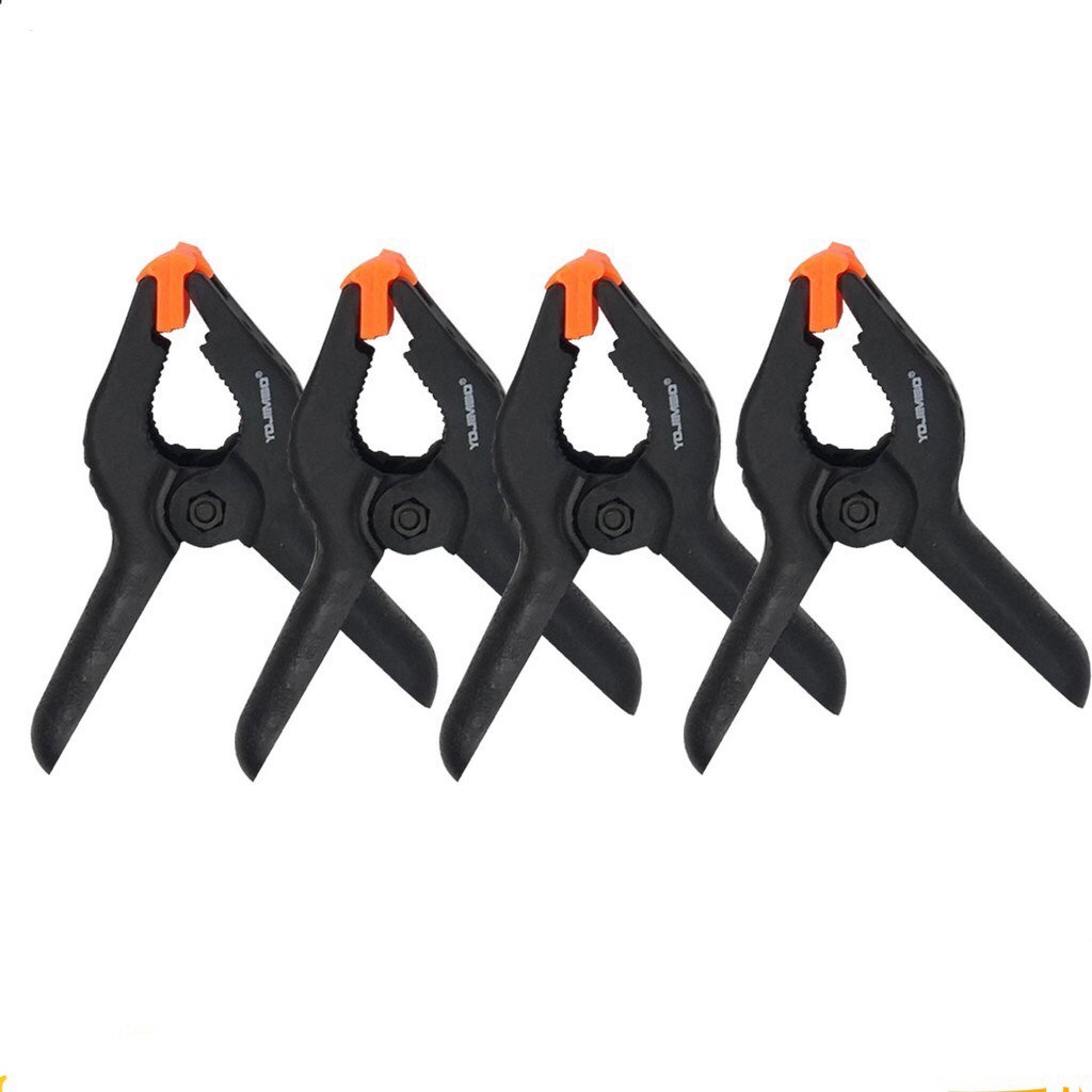 6Pcs Tools Hard Plastic Woodworking Grip Toggle Clamps Spring Clip ...