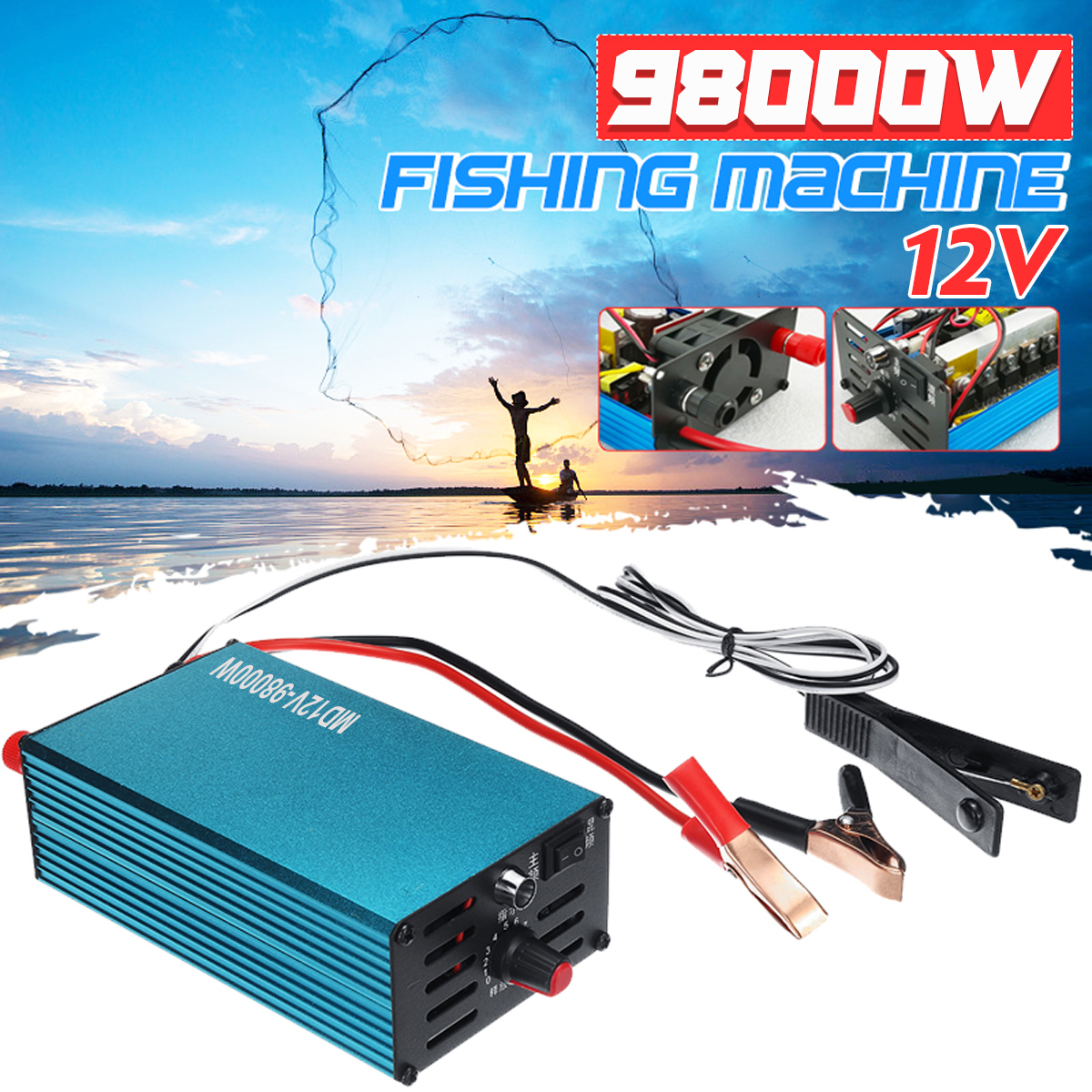 Ultrasonic Inverter Blue Electric Fishing Machine Ultrasonic Inverter ...