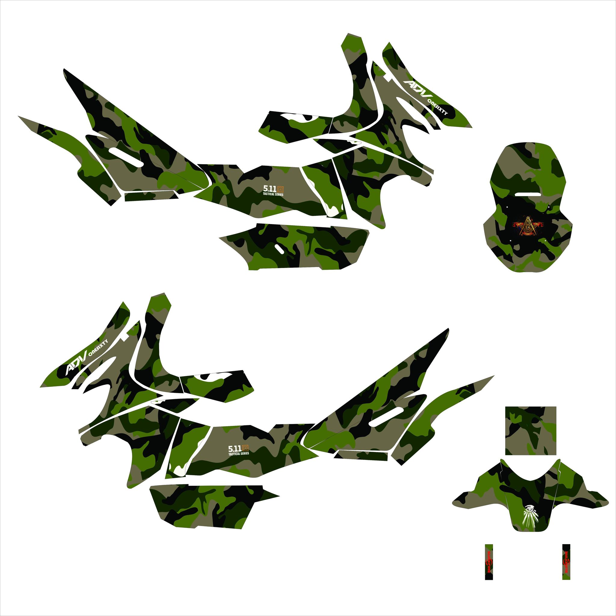 Honda ADV 160 Graphics kit Sticker Decal | Lazada PH