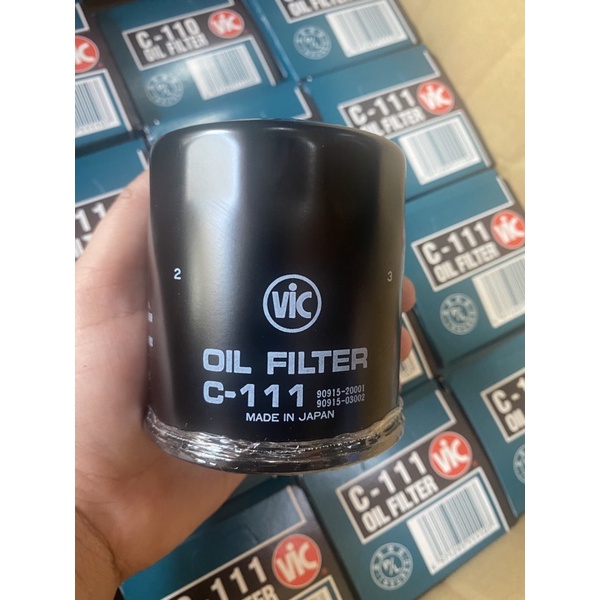 Genuine Vic Oil Filter C-111 Toyota Revo/ Fortuner/ Innova/ Rav4/ Hiace ...