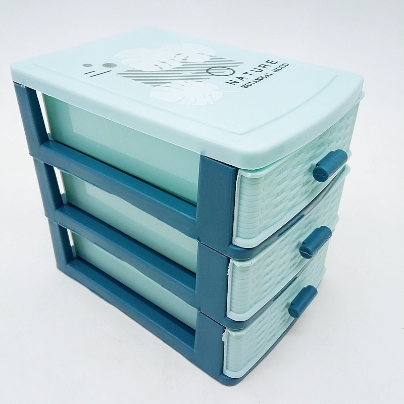 Mini Durabox 3/4 Layer Drawer Storage Box Plastic Jewelry Box Desktop ...